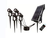 China 6000mAh 280lm Solar Powered Garden Lights Battery Wall Mounted Outdoor 6000K for sale
