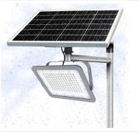 China 80CRI 3000K Solar Panel Flood Lights Slim Outdoor LED 500W Motion Sensor for sale
