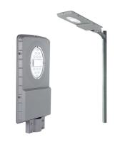China 3000K 1300lm Solar Powered LED Street Lights 100W All In One Motion Sensor for sale