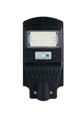 China 0.9PF 170lm/w Solar Powered LED Street Lights Plastic Black 20W CB for sale