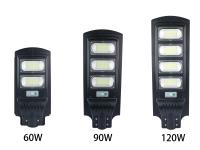 China 0.9PF 170lm/w Solar Powered LED Street Lights Plastic Black 20W CB for sale