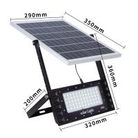 China 5700LM 240PCS LED Solar Panel Flood Light 20AH Battery 350 X 450mm for sale