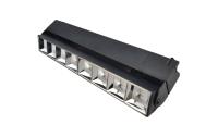 China SMD3030 30W Linear Track Lighting , 180 Degree 3000K Black Adjustable Spotlight for sale