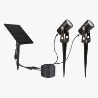 China SMD2835 3600mAh Solar Powered Garden Lights IP66 Frost Heat Resistant 6000K for sale
