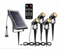 China 3.2V 6000K Solar Powered Garden Lights Smart Control 270 Degree Adjustable 4PCS for sale