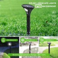 China 3.4V 1500mAh Solar Powered Garden Lights IP65 Waterproof 0.7W With Spike ON OFF for sale