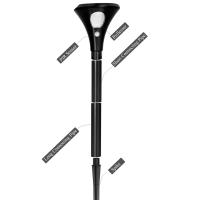 China 3.4V 1500mAh Solar Powered Garden Lights IP65 Waterproof 0.7W With Spike ON OFF for sale