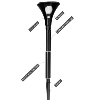 China 3.4V 1500mAh Solar Powered Garden Lights IP65 Waterproof 0.7W With Spike ON OFF for sale