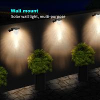 China 6V 1.5W Solar LED Lamp , 3000K 2200mAh Wall Mounted Solar Garden Lights for sale