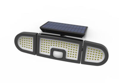 China 2400mAh EMC RGB Solar Lights PIR Sensor Up And Down 6500K for sale