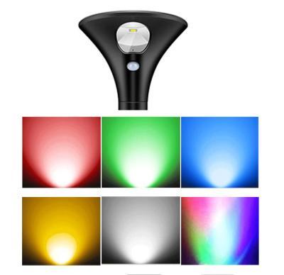 China 70lm 4000K Solar Garden Spike Lights , 61.85cm Spike Solar RGB Flood Light for sale