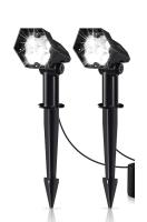 China 80CRI 3600mAh Solar Spot Lights , 300lm IP65 Solar Garden Lights 6 Modes for sale