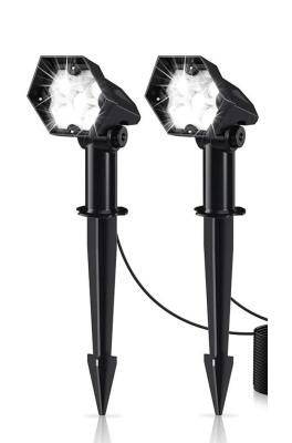 China 80CRI 3600mAh Solar Spot Lights , 300lm IP65 Solar Garden Lights 6 Modes for sale