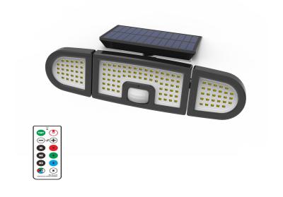 China 6000K 5.5V Outdoor Wall Mounted Solar Lights , 8m Detection PIR Senor Street Light for sale