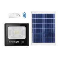China 400Lm SAA Solar Panel Flood Lights 32WH Battery Operated Outdoor Remote Control for sale