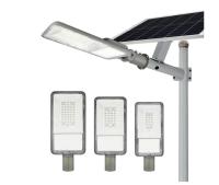 China 25Ah 2000lm Solar Powered LED Street Lights Battery ReplaceablePanel 3.2V for sale