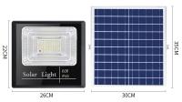 China 100m2 Outdoor Solar Powered LED Light  , 25W 1880lm Solar Panel Flood Light Motion Sensor for sale