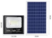 China 100m2 Outdoor Solar Powered LED Light  , 25W 1880lm Solar Panel Flood Light Motion Sensor for sale