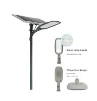 China 12000Lm 10M Outdoor Solar Street Light ,  50AH All in One Solar Street Light for sale