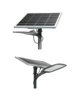 China 12000Lm 10M Outdoor Solar Street Light ,  50AH All in One Solar Street Light for sale