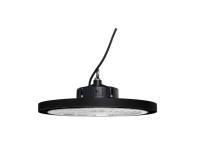 China 200W 26000Lm UFO LED High Bay Light Warehouse Black Aluminum 6500K 150w for sale