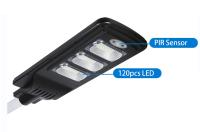 China 60W 1300LM 120PCS LED Solar Light ABS Material 250x65x650mm Outdoor for sale
