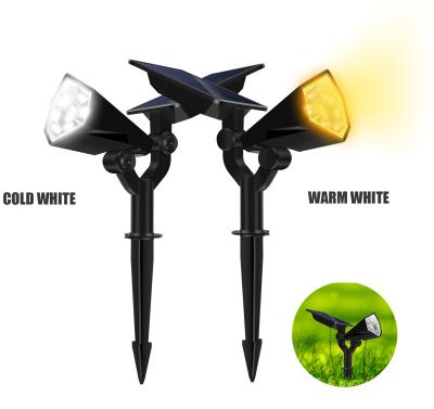 China 2200mAh 3000K Solar Powered Garden Lights IP65 Four Lighting Modes 500lm for sale