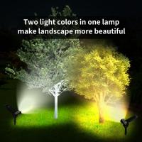 China 2200mAh 3000K Solar Powered Garden Lights IP65 Four Lighting Modes 500lm for sale