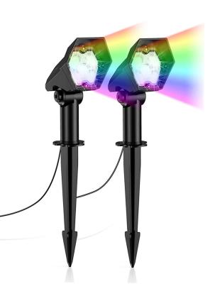 China DC6V 12H working Solar Powered Garden Lights 300lm Outdoor Lawn Courtyard 2PCS for sale