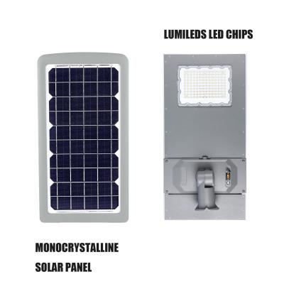 China 20000mAh Monocrystalline Solar Panel Street Lights , 26ft 60w Solar Street Light for sale