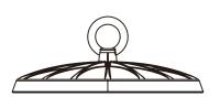 China 150W 110LM/W UFO LED High Bay Light Die Cast Aluminum 8KV Surge Protection 100w for sale