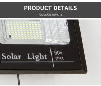 China 1880lm 200W Solar Panel Flood Lights Polycrystalline 378PCS LED Motion Sensor for sale