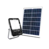 China RoHS CB 5H Charging Solar Panel Flood Lights Grille Reflector IP65 4200lm 50W for sale