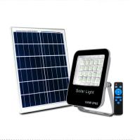 China RoHS CB 5H Charging Solar Panel Flood Lights Grille Reflector IP65 4200lm 50W for sale