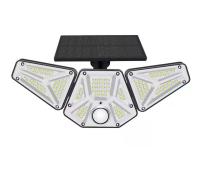 China 1.5W 133pcs Chip Solar Powered Garden Lights 3 Head 360 Degree Adjust 2200mAh for sale