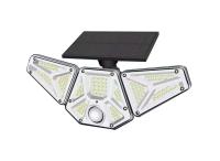 China 2200mAh 1.5W Dimmable LED Lights Solar 3 Head Wide Angle Outdoor 133pcs LED for sale