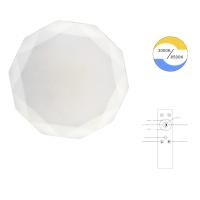China 6500K 24W 60W CE Ceiling LED Fixtures Diamond 25000hrs Remote Dimming for sale