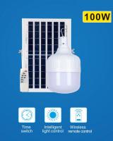 China LiFePO4 SMD5730 Rechargeable Solar Powered Lamp 570lm Led Emergency Bulb for sale