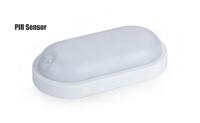 China Oval PIR Surface Mounted LED Bulkhead Light IP54 for sale