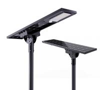 China 13000lm IP65 Type II All In One Bifacial Solar LED Street Light for sale