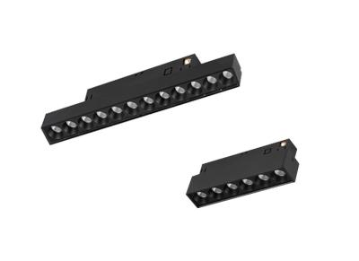 China 24 Degree Beam Angle 48V Magnetic LED Track Spotlights 6W 12W 18W For Gallery for sale