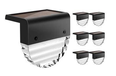 China 6 PK Solar Deck Lights Solar Fence Lights 10 Lumens Warm White / Color Changing for sale