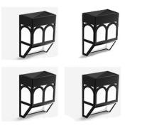 China House Shape Solar Powered Garden Lights For Fences Walls Decks Doorways for sale