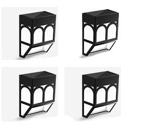 China House Shape Solar Powered Garden Lights For Fences Walls Decks Doorways for sale