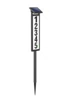 China Waterproof Solar House Number Signs IP44 Solar Illuminated House Numbers for sale