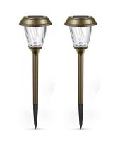 China Auto On / Off Solar Powered Pathway Lights 10-25LM Warm White Dustproof for sale