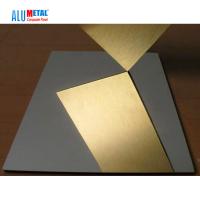 China AA3003 3mm Mirror ACP Aluminum Composite Panel Sheet Matt Finish for sale