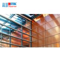 China Aluminum Metal Composite Panel 1000mm Anodized Fireproof Copper for sale