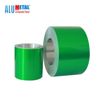 China 1570mm Prepainted Aluminum Sheet Coil Strip H112 Punching for sale