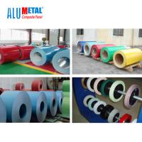China Nontoxic Polyethylene Prepainted Coated Aluminum Coil Strip 6mm for sale